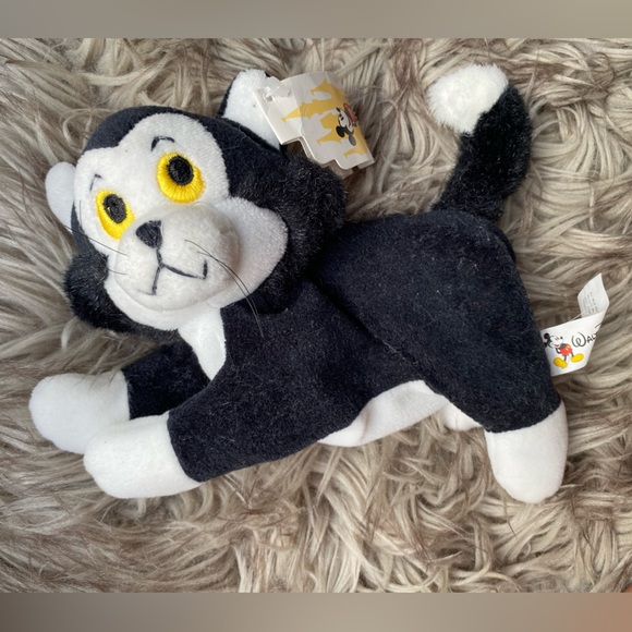 Disney | Toys | Disney Figaro Pinocchio Cat Beanie Baby | Poshmark